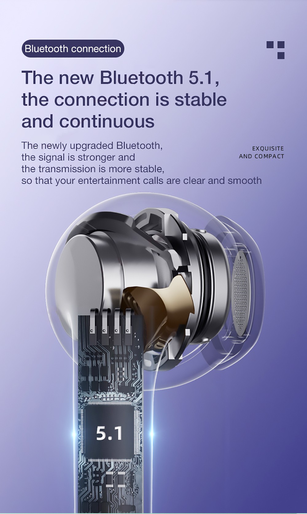 Lenovo Thinkplus LP40 Pro Wireless Bluetooth Earphone Pink