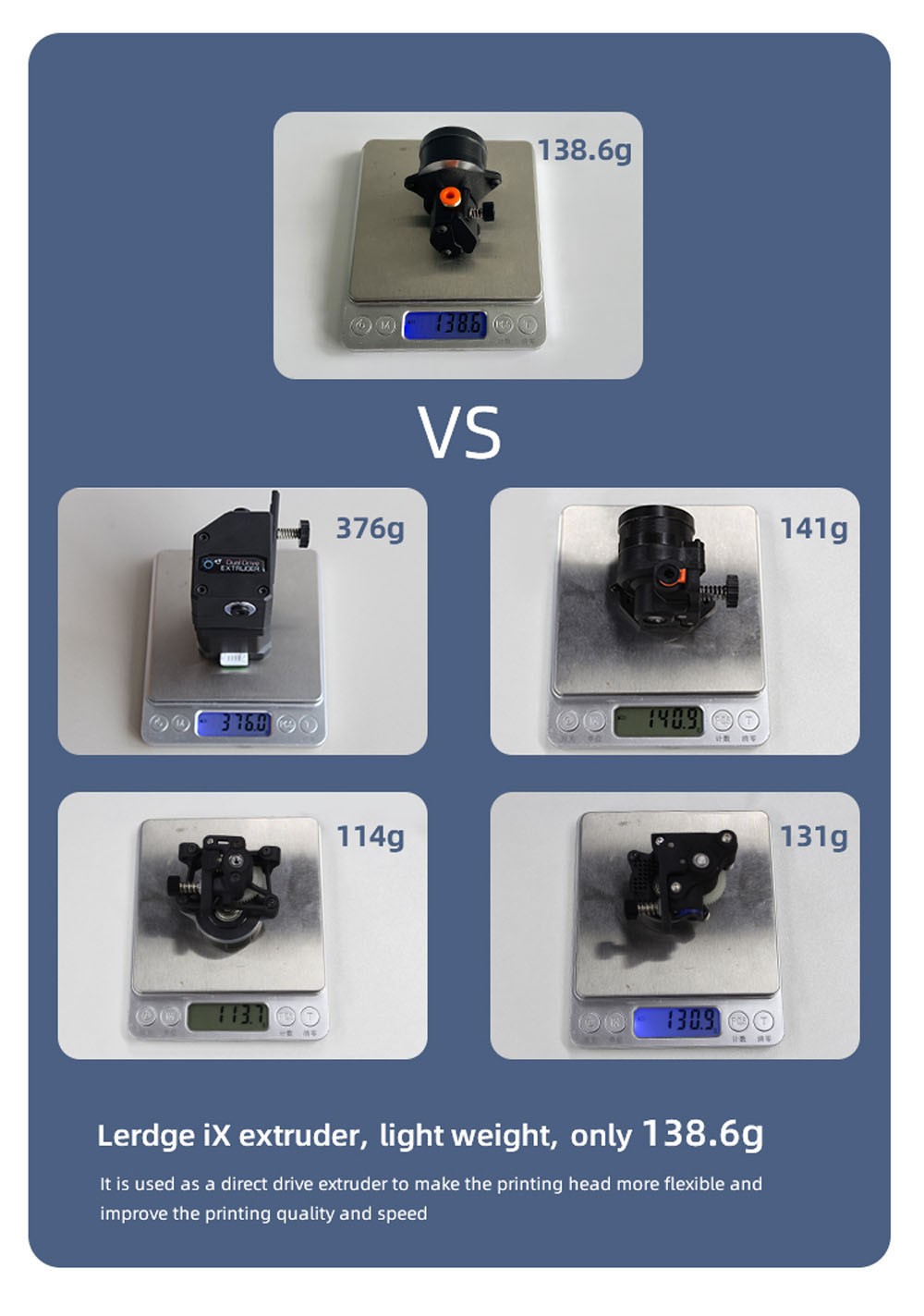 Lerdge Aquarius Direct Extruder with Motor for Lerdge iX