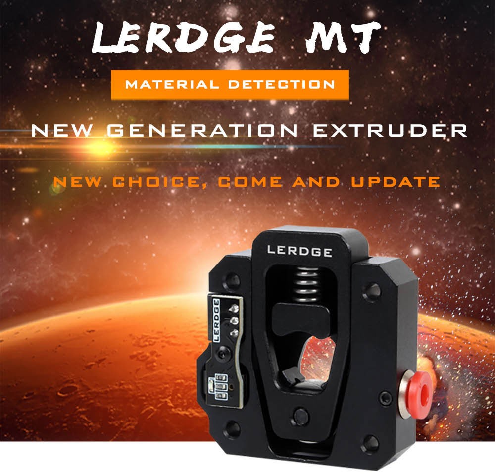 Lerdge Left MT Extruder + Gear