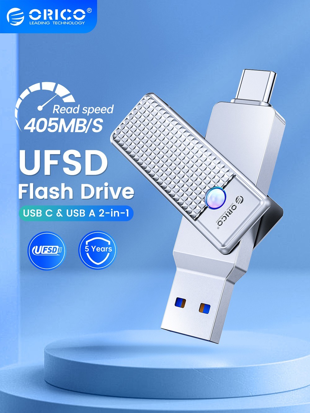 ORICO UFSD 128GB Dual Flash Drive