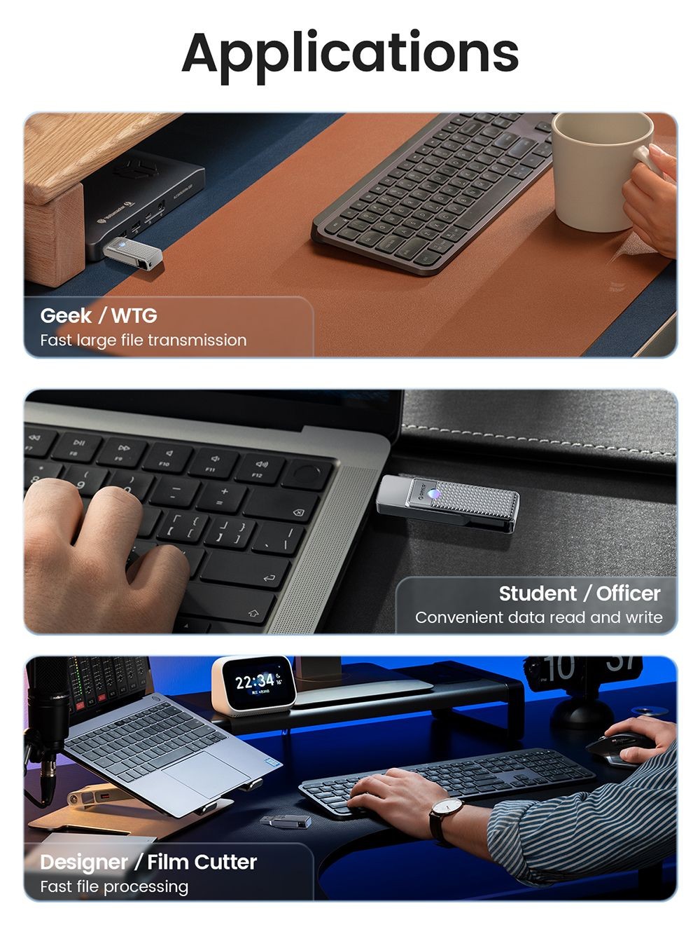 ORICO UFSD 128GB Dual Flash Drive