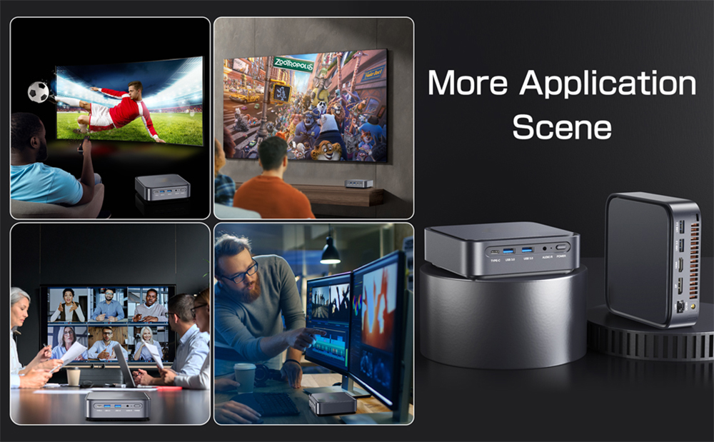 OUVIS TK11-B0 Mini PC 11th Gen Intel Core i5-1135G7 16GB 1TB US