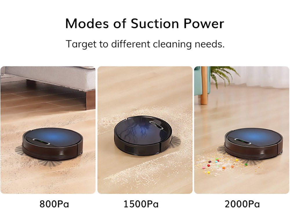 ILIFE B5 Max Robot Vacuum Cleaner 2000Pa Suction Vacuuming Mopping