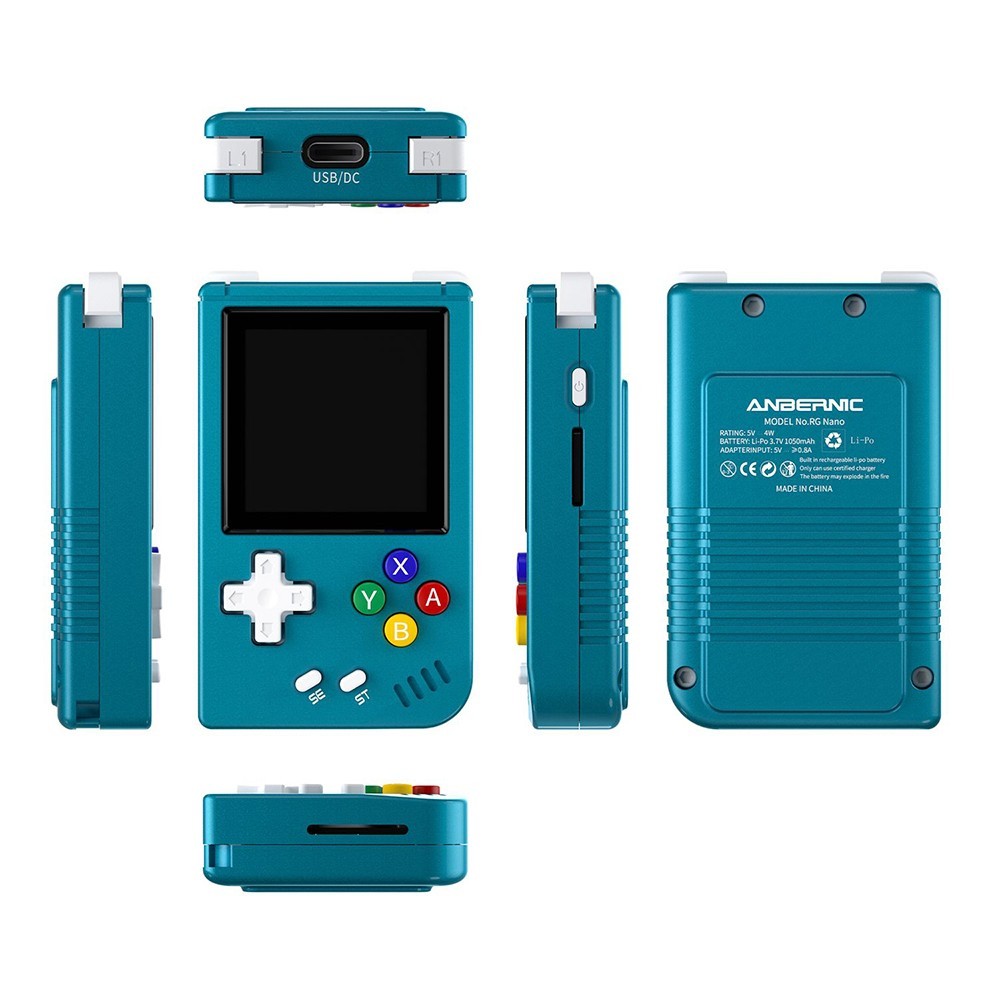 ANBERNIC RG Nano Game Console 128GB Blue