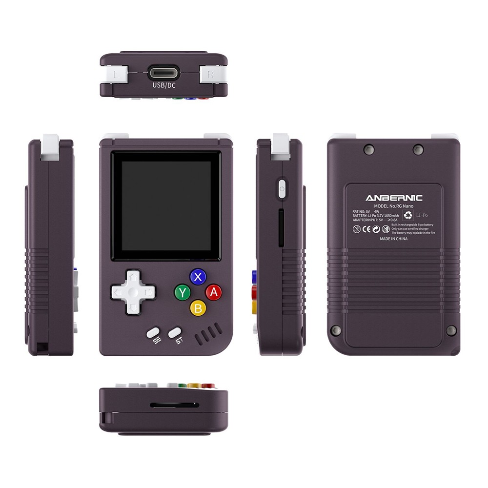 ANBERNIC RG Nano Game Console 128GB Purple