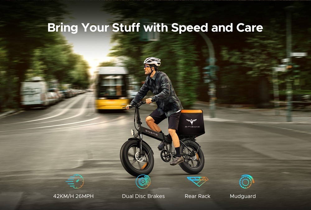 ENGWE EP-2 Electric Bike 20 inch 750W Motor 48V 13Ah 35km/h Gray