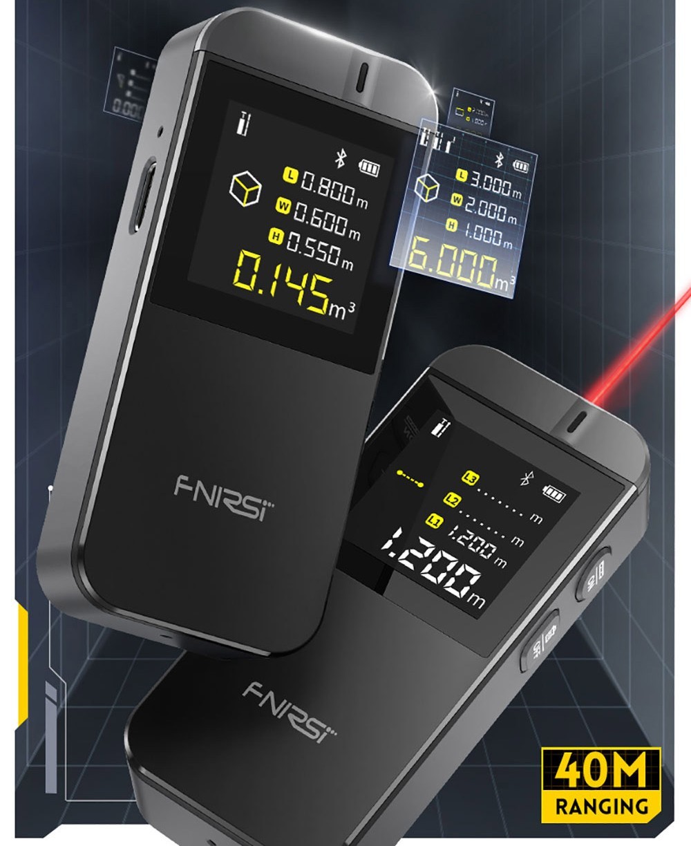 FNIRSI IR40 Smart Laser Rangefinder Blue
