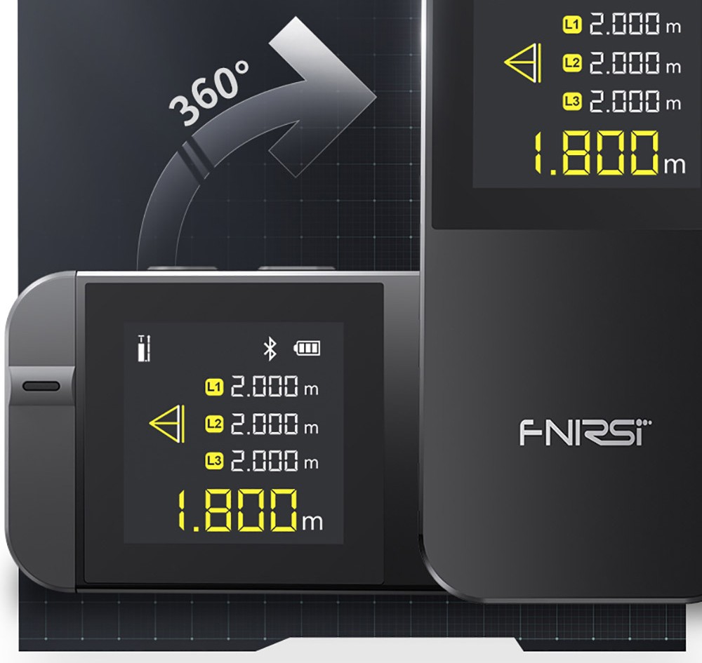 FNIRSI IR40 Smart Laser Rangefinder Blue