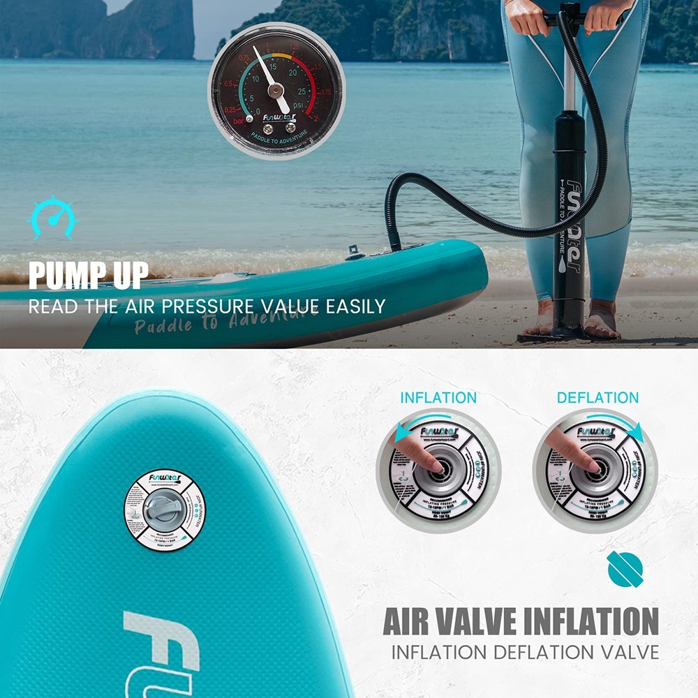 FunWater NEW TIKI Inflatable Stand Up Paddle Board