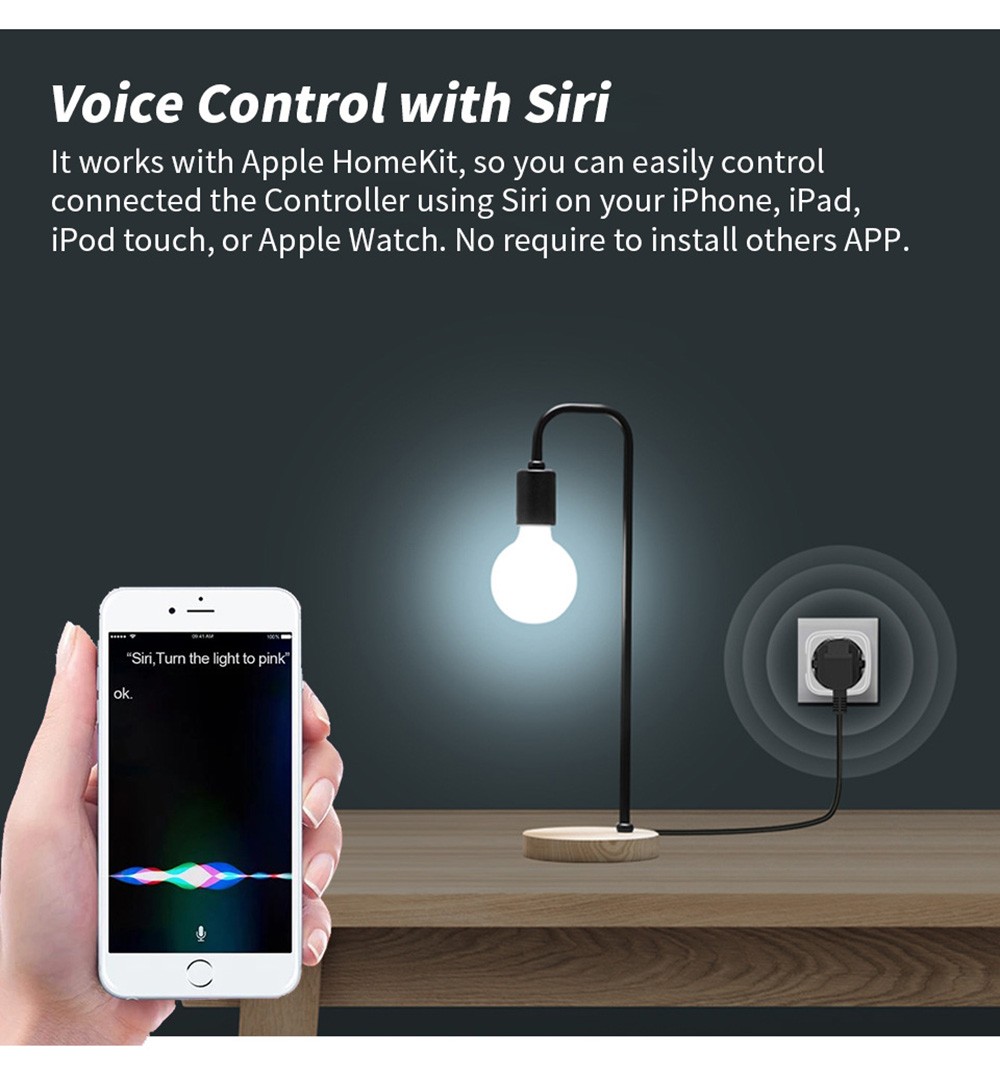Homekit 16A EU Plug Smart Socket