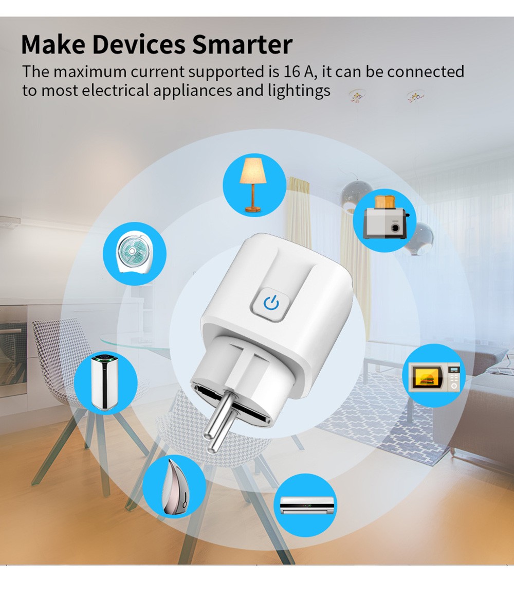 Homekit 16A EU Plug Smart Socket