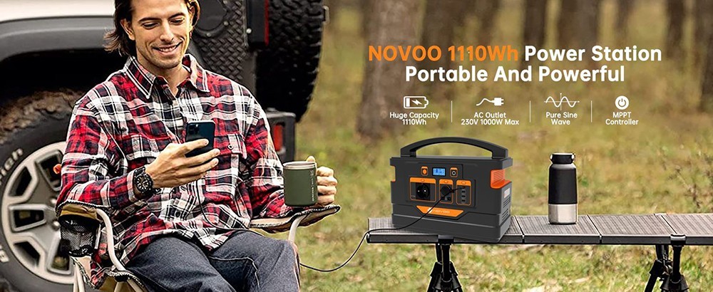 NOVOO RPS1000 1000W Portable Power Station
