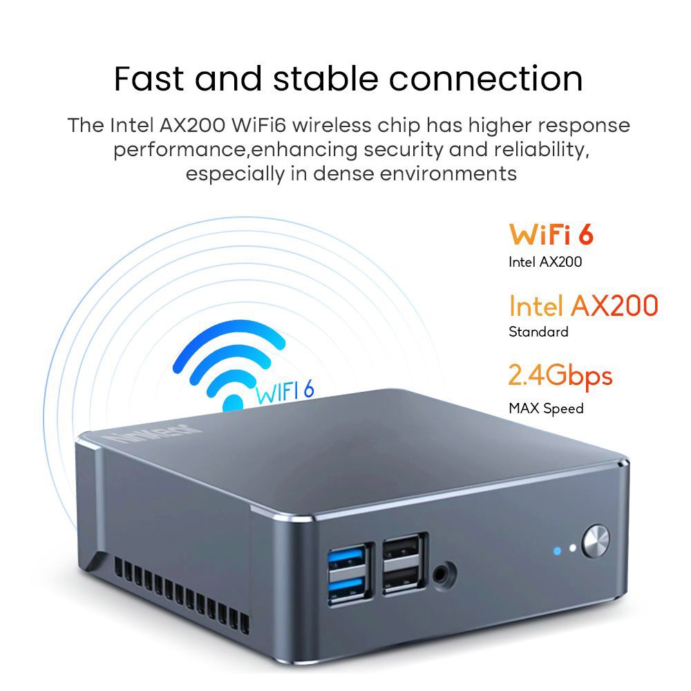 Ninkear M11 Mini PC 8GB DDR4 256GB SSD