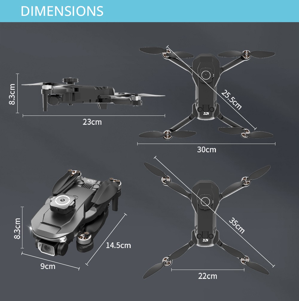 SG101 Pro Drone, 4K Dual Camera, Obstacle Avoidance