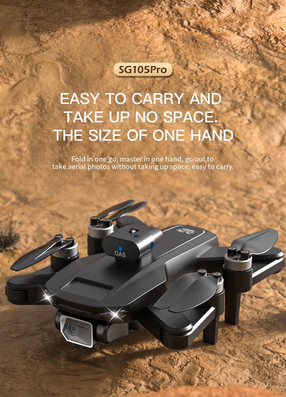 ZLL SG105 Pro 4K Five-sided Avoiding Obstacles Brushless RC Drone