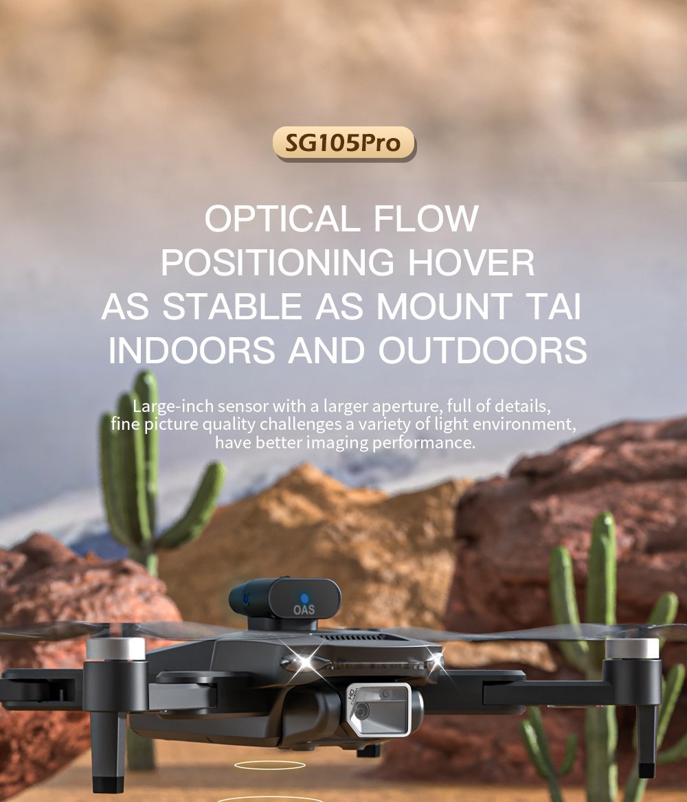 ZLL SG105 Pro 4K Five-sided Avoiding Obstacles Brushless RC Drone