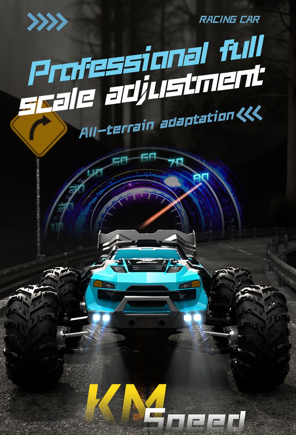 SG116 Max 1:16 4WD RC Car 80KM/H Professional Racing Car