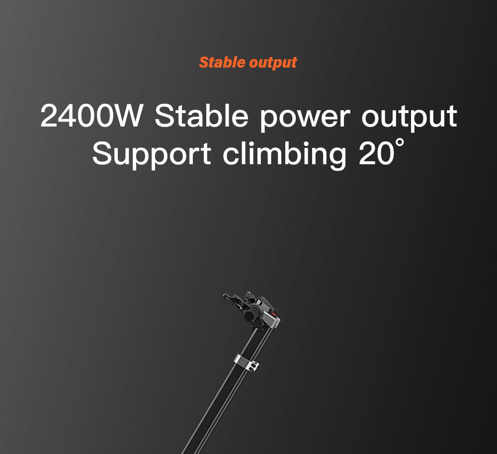 G63 Electric Scooter 11 Inch 55Km/h Speed 48V 20AH 1200W*2 Dual Motors