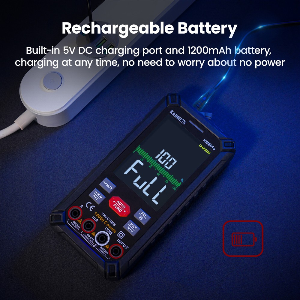 KAIWEETS KM601S Digital Multimeter Black | Europe