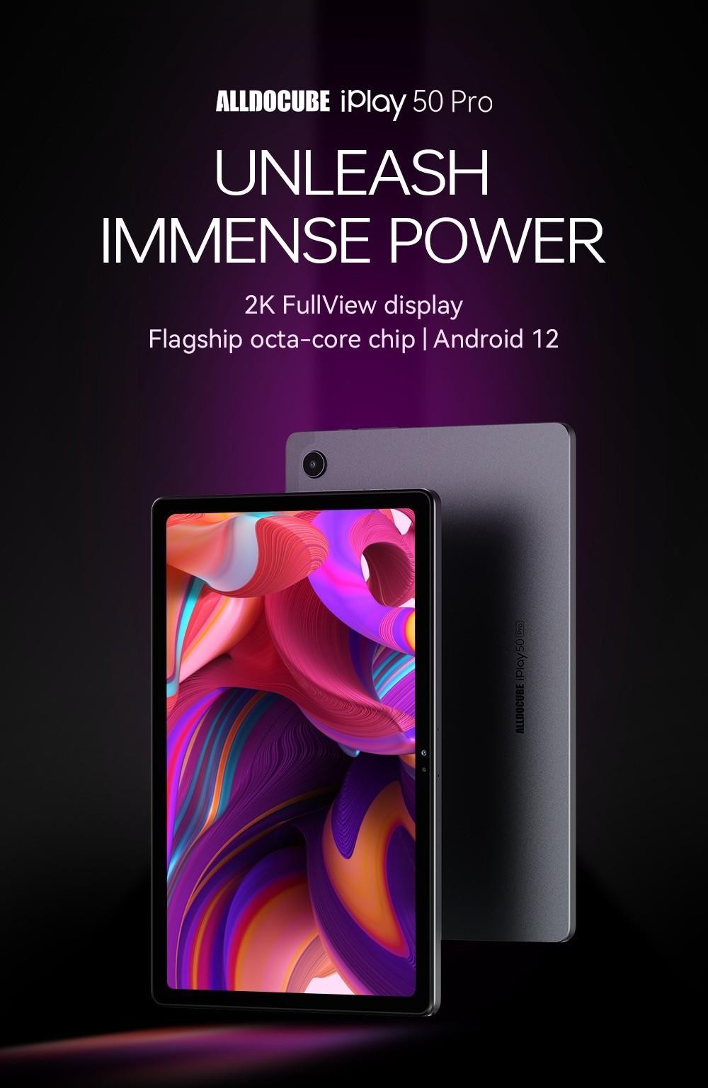 AllDOCUBE iPlay 50 Pro with Earphone, OTG, Holster, Bluetooth Keyboard