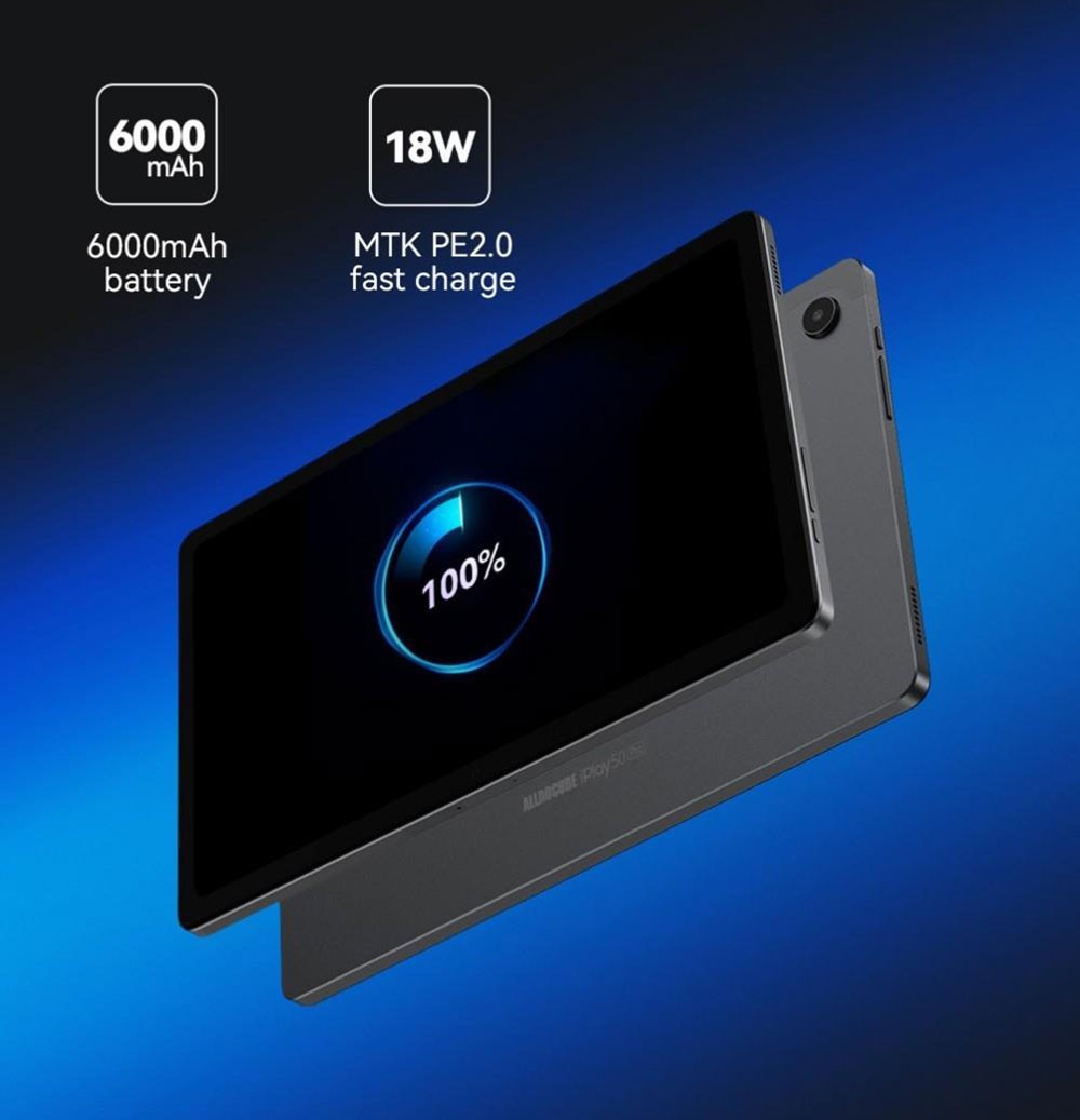 AllDOCUBE iPlay 50 Pro with Earphone, OTG, Holster, Bluetooth Keyboard