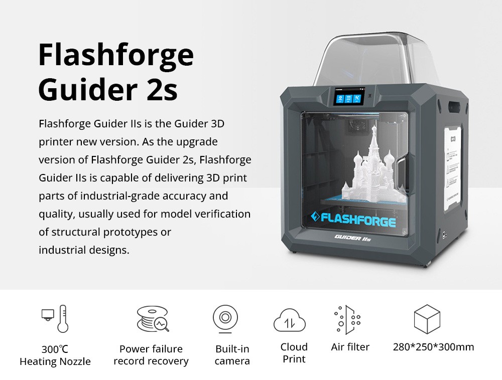 Flashforge Guider 2S Industrial 3D Printer