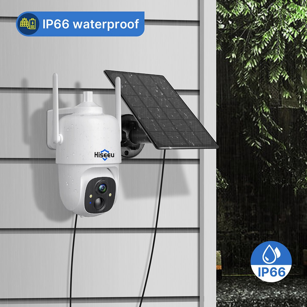 Hiseeu CQ1 Outdoor Solar Security Camera