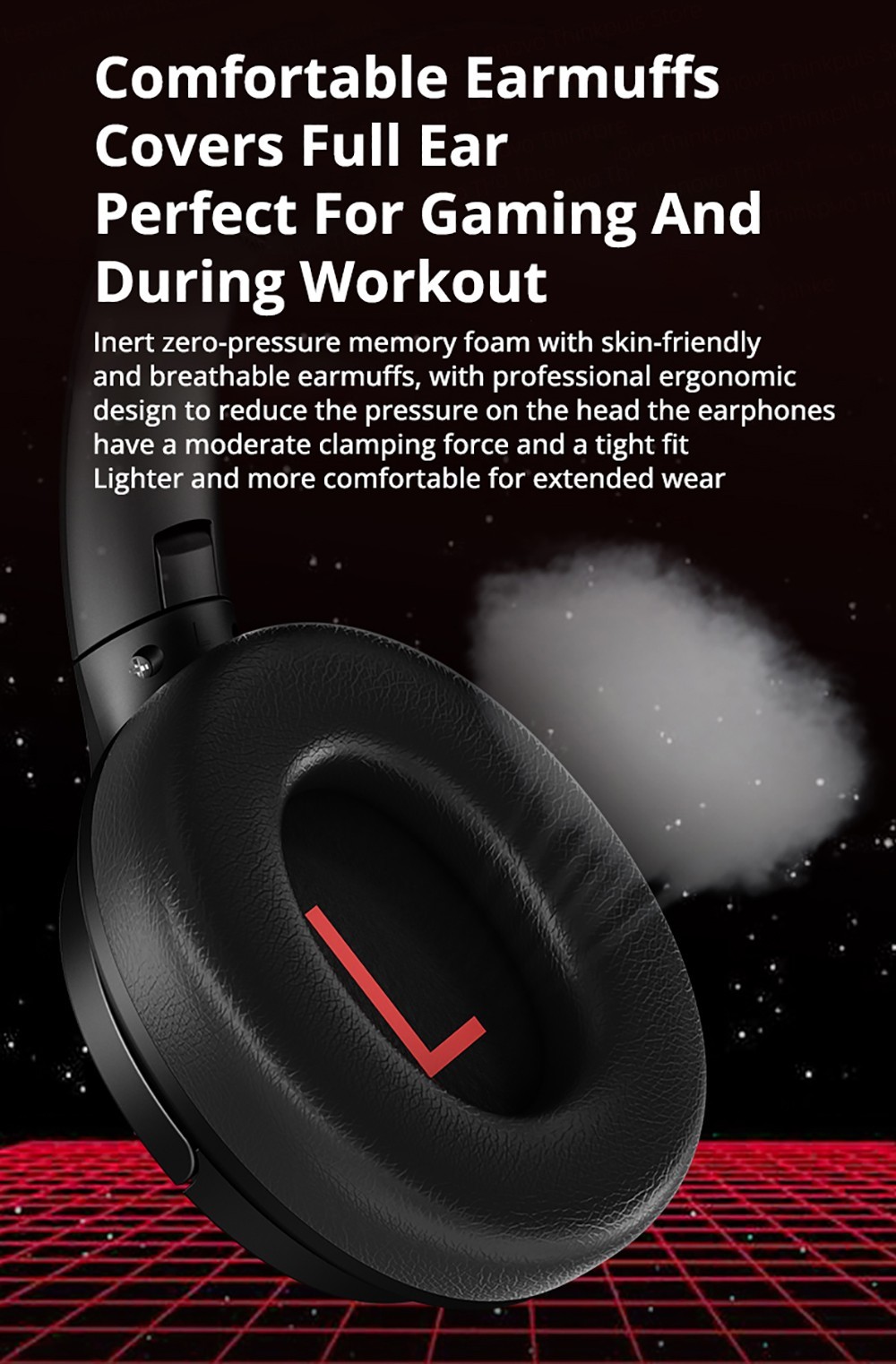 Lenovo Thinkplus TH40 Headset Bluetooth 5.0 White