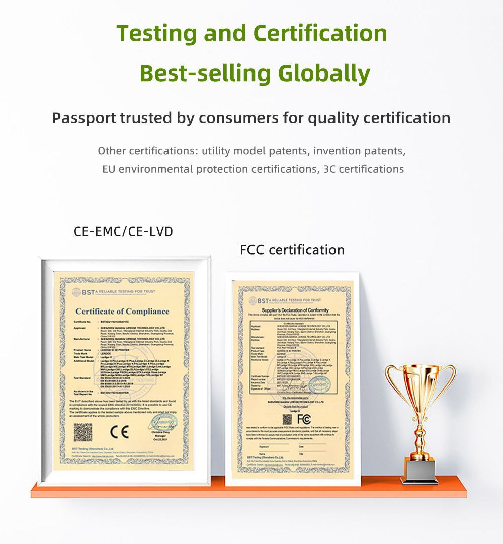 Lerdge iX 3D Printer RTP Version Pre-Assembly Orange