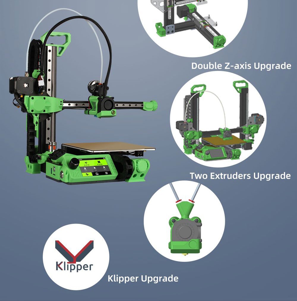 Lerdge iX 3D Printer RTP Version Pre-Assembly Orange
