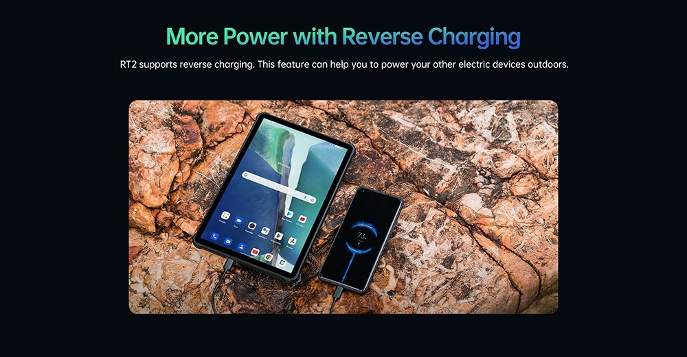 OUKITEL RT2 10.1in Tablet 8GB RAM 128GB ROM Black