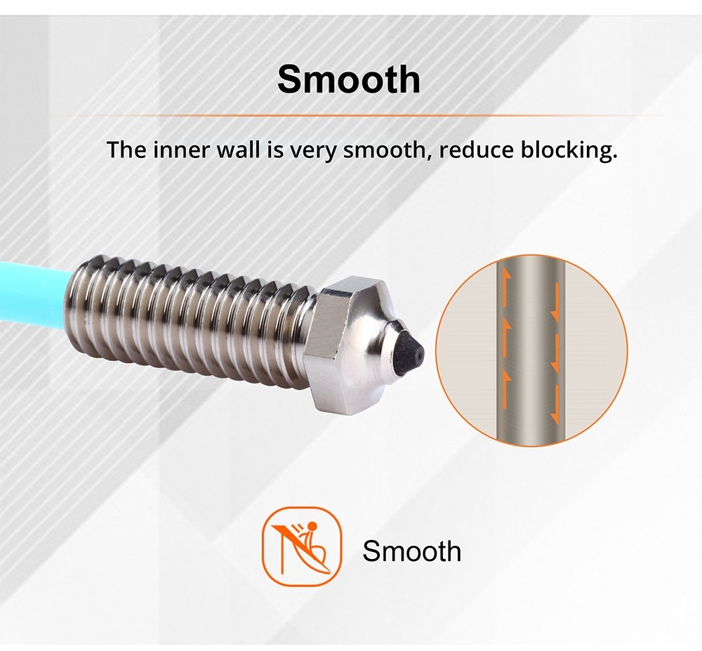 Trianglelab 0.4mm Volcano ZSD Diamond Copper Alloy Nozzle