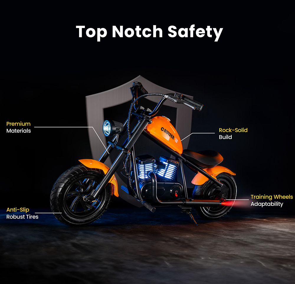 HYPER GOGO Cruiser 12 Plus Electric Motorcycle for Kids | Poland