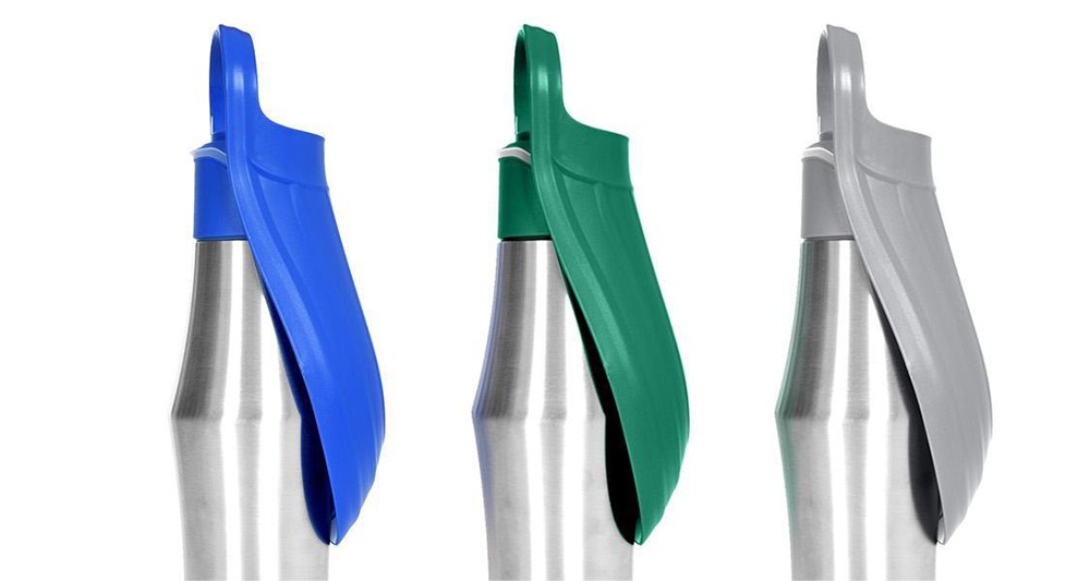 Fluffee 750ml Portable Dog Water Bottle Blue