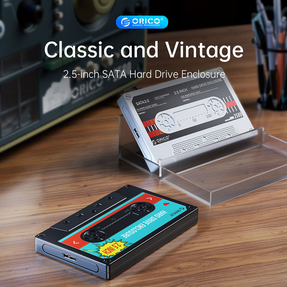 ORICO 2.5'' Hard Drive Enclosure SATA to USB3.0