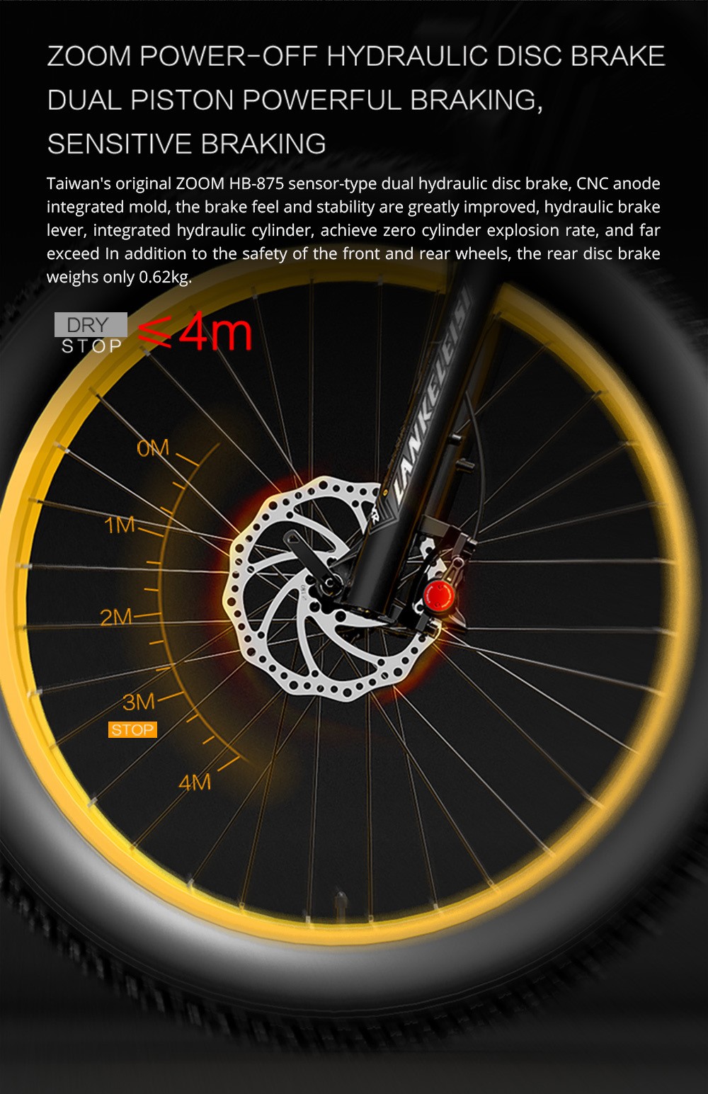 LANKELEISI RV700 Electric Bike 16Ah 48V 1000W 42Km/h - Black Blue