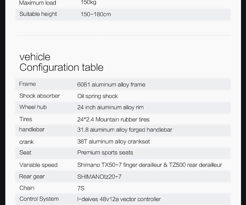 LANKELEISI ES500PRO Electric Bike Grey