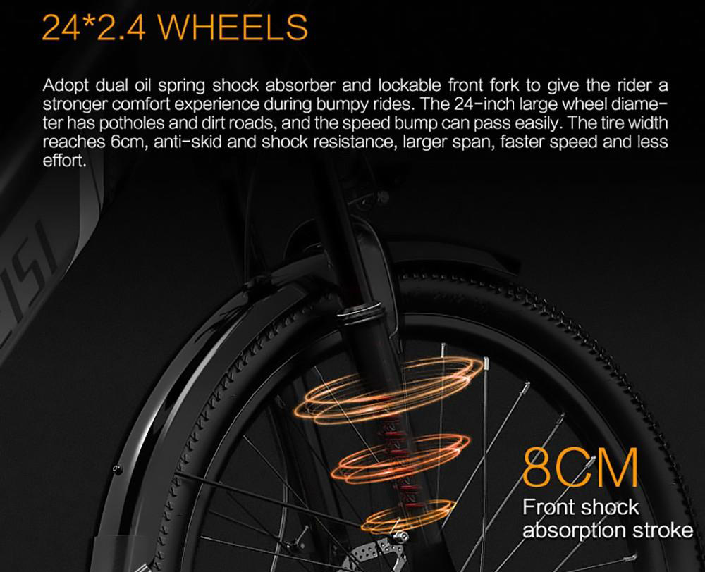 LANKELEISI ES500PRO Electric Bike Red