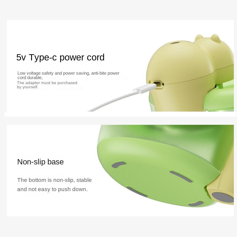 Fluffee 2.2L Cute Bear Wireless Pet Fountain Pink