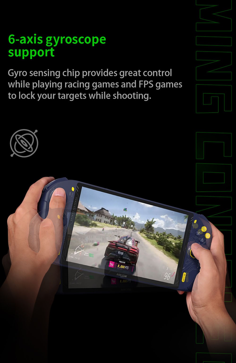 AOKZOE A1 Video Game Console Laptop 16GB LPDDR5 512GB SSD EU