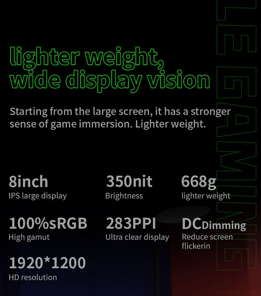 AOKZOE A1 Video Game Console Laptop 16GB LPDDR5 512GB SSD US