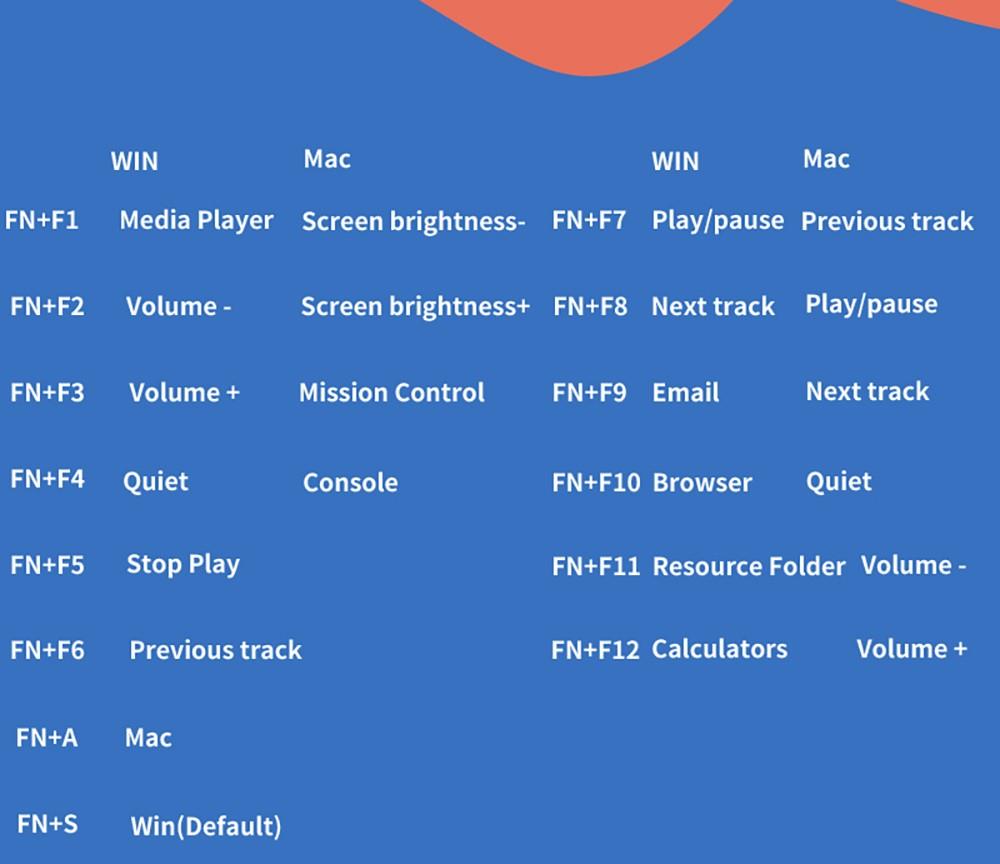 Ajazz AK871 87 Keys Wireless Mechanical Keyboard Red Switch