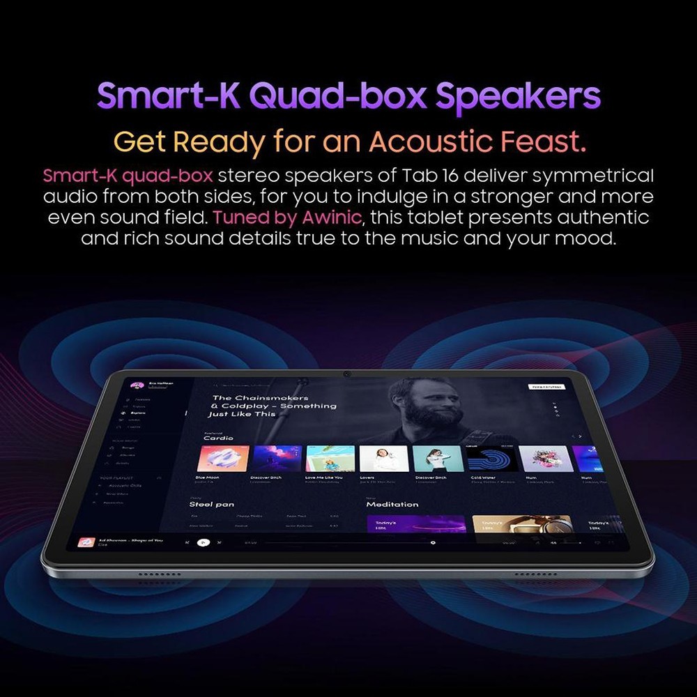 Blackview Tab 16 4G Tablet 8GB RAM 256GB ROM Blue