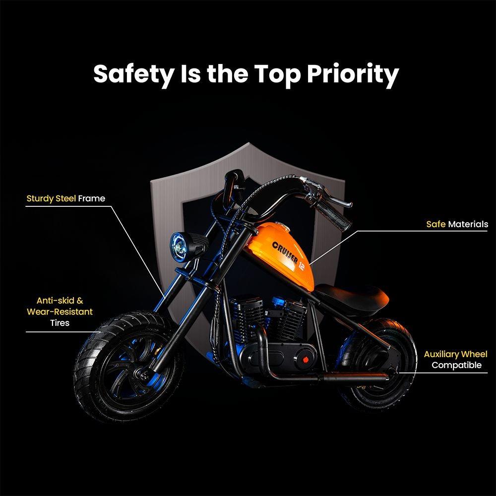 HYPER GOGO Cruiser 12 Electric Motorcycle for Kids 12km Range | Poland