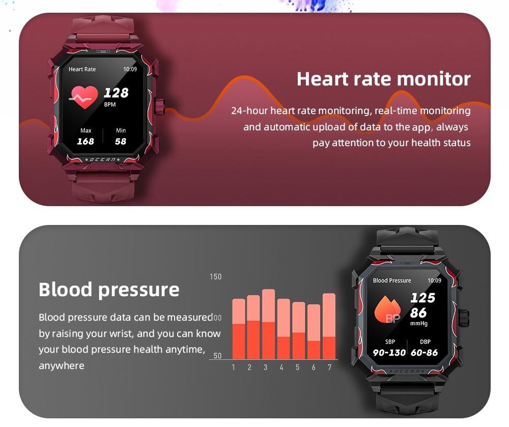 LOKMAT Ocean Max Sport Smartwatch Blue