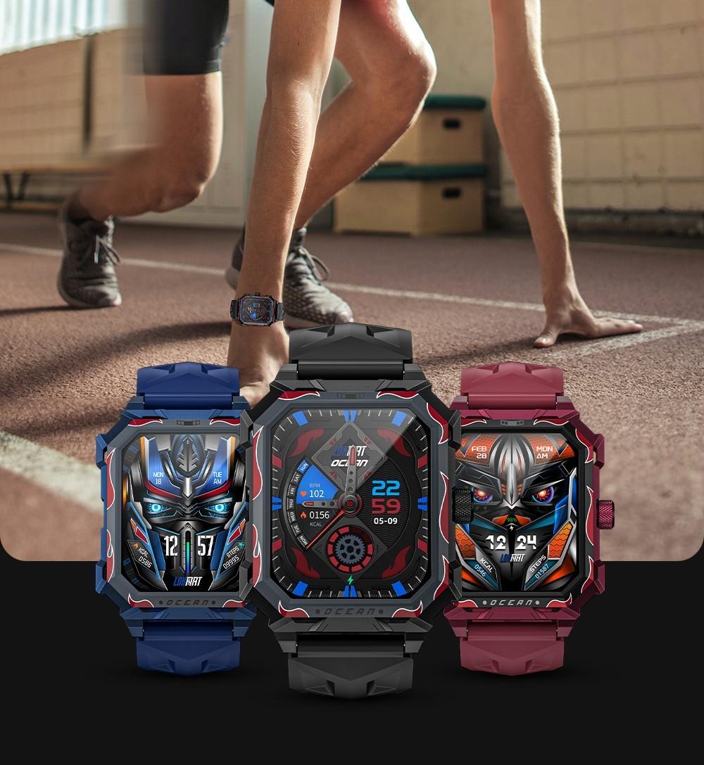 LOKMAT Ocean Max Sport Smartwatch Red