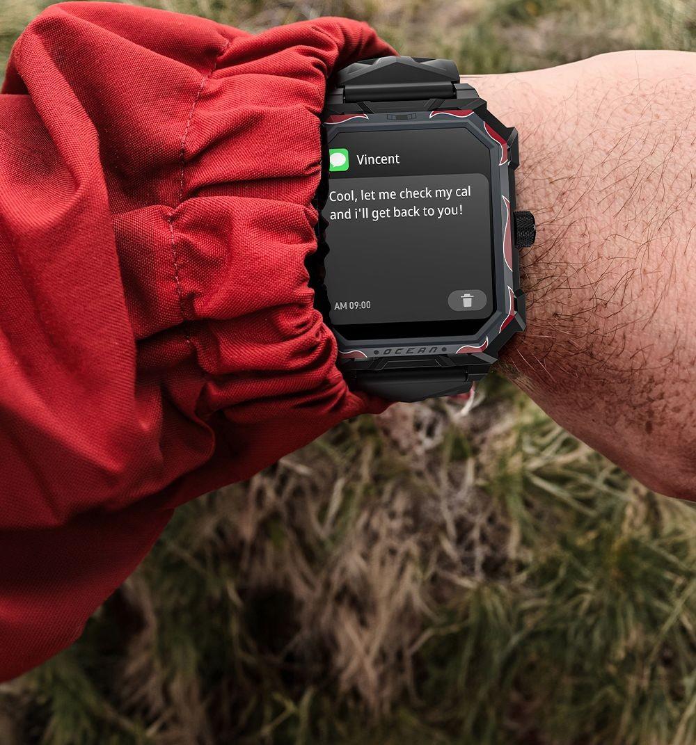 LOKMAT Ocean Max Sport Smartwatch Red