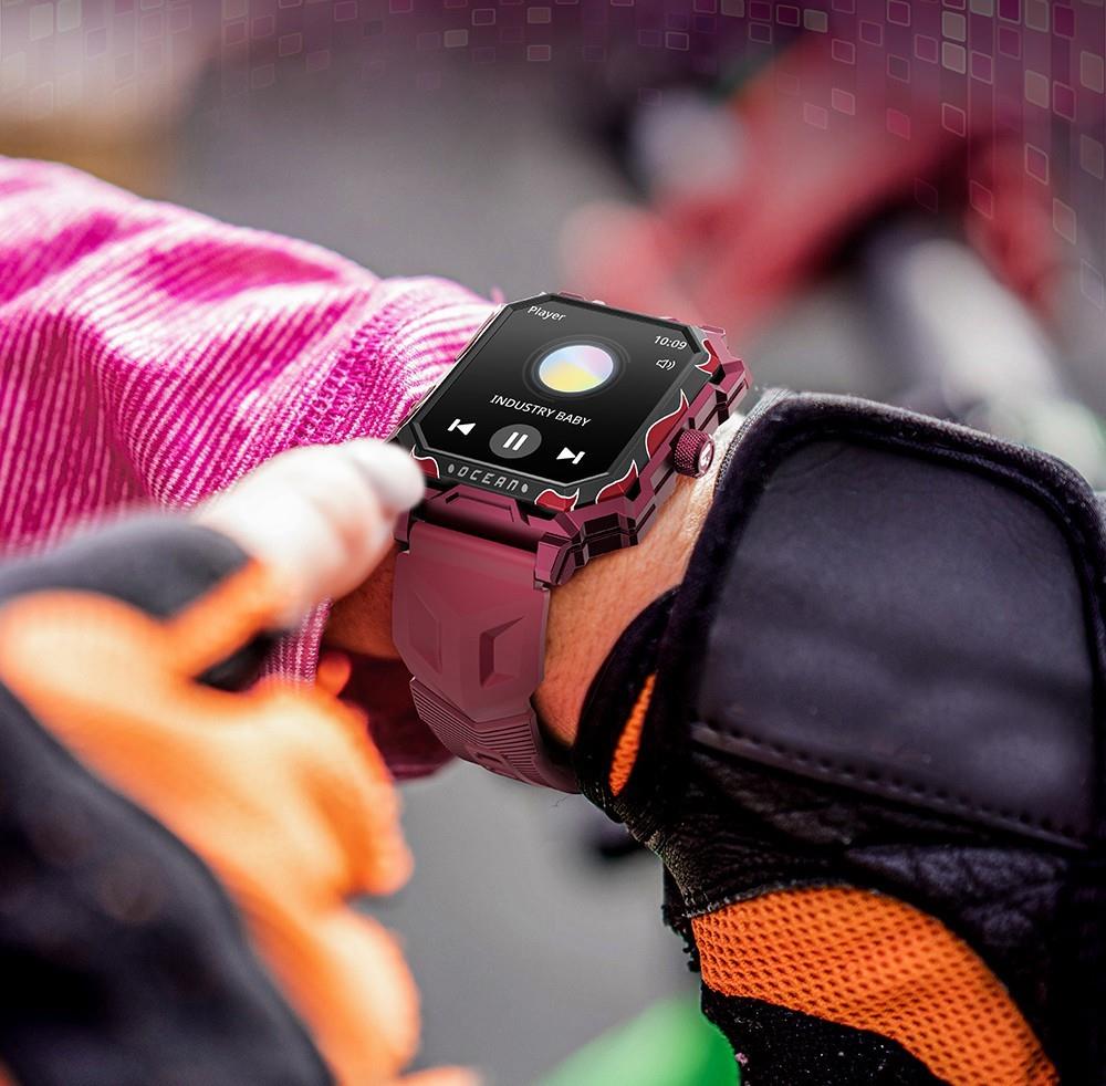 LOKMAT Ocean Max Sport Smartwatch Red