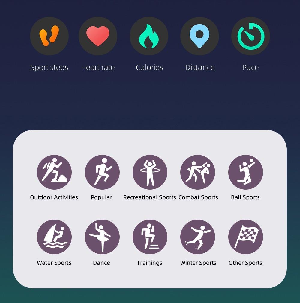 LOKMAT Ocean Max Sport Smartwatch Red