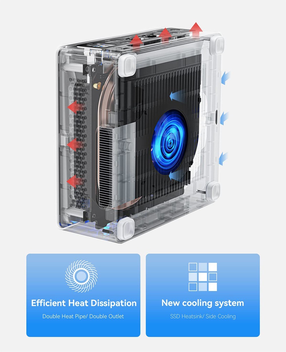 MINISFORUM NPB5 Mini PC Intel i5 16GB DDR5 512GB SSD